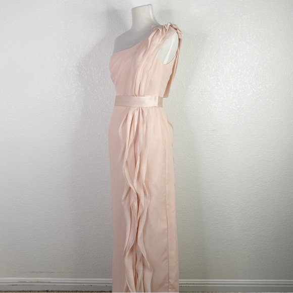 White by Vera Wang | Dresses | White By Vera Wang Light Pink Ruffle ...